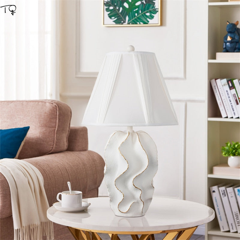 wavy table lamp